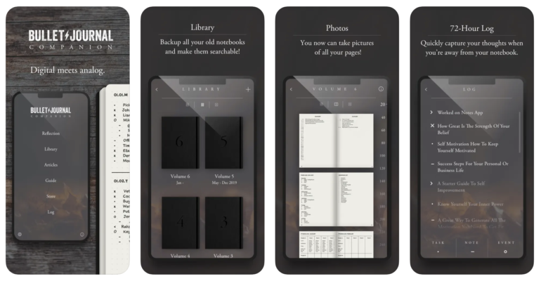 The 6 best Bullet Journal Apps + The one I use